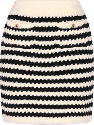 Faina Felsen Damen schwarz-wollwei&szlig;