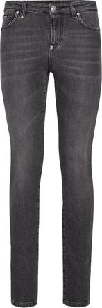 Philipp Plein Femme, Jeans, Gris, Taille: W25 Miss Slim Fit Statement