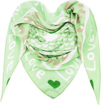 Glamexx24 Damen Schal Love Herz Dreieck Schal Baumwolle Dreieckstuch f&uuml;r Fr&uuml;hling, Sommer, Herbst und Winter