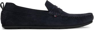 Tommy Hilfiger Leichter Loafer aus Wildleder mit Flag-Symbol an Ferse in