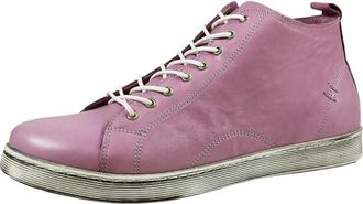 Andrea Conti Bottes en Cuir Femmes 0348734, Pointure:37 EU, La Couleur:Violet