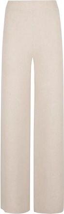 Max Mara Femme, Pantalons, Beige, Taille: 42 FR Pantalon large Judy