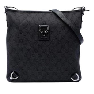 Gucci Pre-owned Denim Crossbody Bag - - Pre-owned - Damen - Schwarzk - ONE SIZE