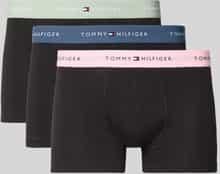 Tommy Hilfiger Trunks aus Baumwoll-Mix im 3er-Pack