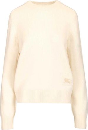 Burberry Pull Col Rond - Beige
