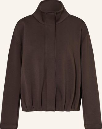Comma Comma Sweatjacke braun