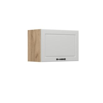 Vicco Hängeschrank R-Line, hängender Küchenschrank, Weiß Landhaus, 60 cm Flach