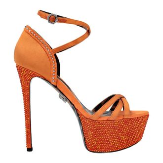 Philipp Plein Femme, Chaussures, Orange, Taille: 37 EU High Heel Sandales
