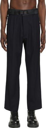 Prada Wool Pants With Technical Details