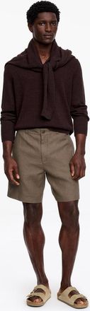 Arket Leinen-Shorts -Beige