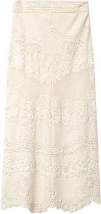 Isabel Marant Jupe longue Sanaya en jacquard fleuri