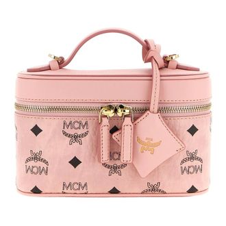 MCM Mcm, Femme, Sacs, Rose, Taille: ONE Size Aren Vanity Case