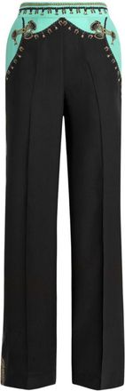 Etro Pantalon en soie imprim&eacute; Etro
