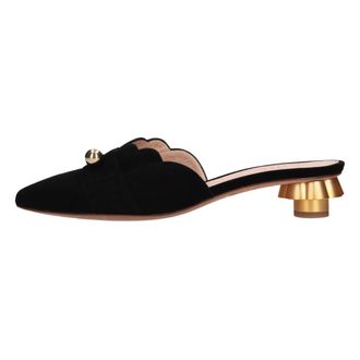 Chie Mihara Sofiel Suede Sabot - - Shoes - Damen - Schwarzk - 35 EU