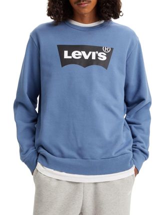 Levi's Herren Standard Graphic Crew Sweatshirt,Sunset Blue,S