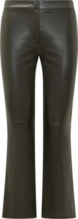 Max Mara Femme, Pantalons, Vert, Taille: 44 FR Sublime Slim Pantalons