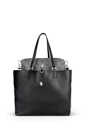 U.S.Polo Association U.S.POLO ASSN. - Sac dachat en polyuréthane, noir (33 X 14 X 32 cm)