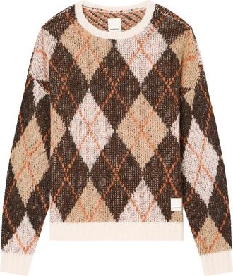 Emporio Armani Homme, Pulls, Multicolore, Taille: M Pull Rhombus