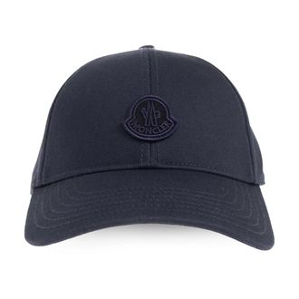 Moncler Cap mit Schirm - - Accessories - Damen - Blau - ONE SIZE