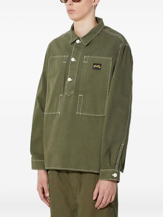 Stan Ray chemise à coutures contrastantes - Vert