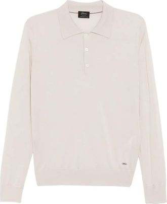 Brioni Gestricktes Poloshirt - Nude