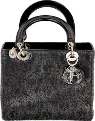 Dior Pre-owned Cuir sacs-dior - Femme - Pre-owned - Noir - Taille: ONE Size