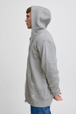 Solid Hoodie Sweatshirtjacke (1-tlg) Sweatjacke mit Kapuze, Kordel, Taschen
