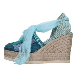 Fabi Femme, Chaussures, Multicolore, Taille: 40 EU Compens&eacute;es en cuir et tissu