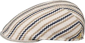 Lierys Casquette Cedricks Homme - Made in Italy en Lin Gavroche Coton avec Visiere, Visiere Ete Printemps-ete - M (56-57 cm) Marron