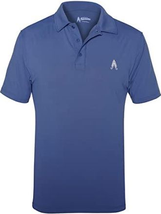 Royal & Awesome Polo Bleu Marine Homme, Polo Golf Bleu Homme