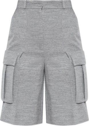 Balmain Klassische Cargo-Shorts - Grau