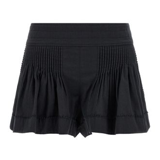 Isabel Marant Cybila Baumwollshorts - - Shorts - Damen - Schwarzk - S