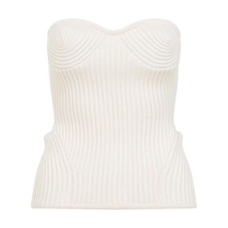 Jean Paul Gaultier Wei&szlig;es Damenoberteil Aw25 - - Tops - Damen - Wei&szlig; - M
