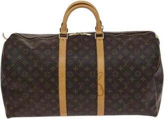 Louis Vuitton unisex, Pre-owned, Brun, Taille: ONE Size Sac week-end en toile Pre-owned