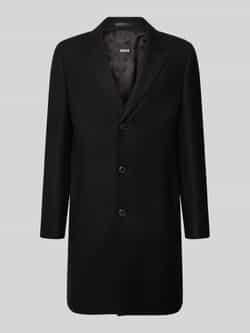 HUGO BOSS Mantel mit einreihiger Knopfleiste