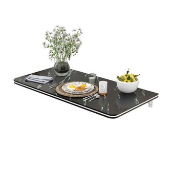 Generic An Der Wand Montierter Klapptisch, Robuster, Herunterklappbarer Kleiner Esstisch, Arbeitstisch Mit Regalhalterungen, Tr&auml;gt Bis Zu 50 Kg, Mehrere Gr&ouml;&szlig;e