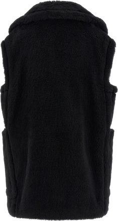 Max Mara Alpaca Teddy Vest - Black