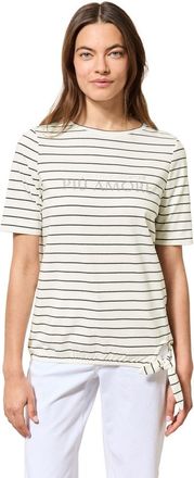 Cecil Damen Streifenshirt mit Wording