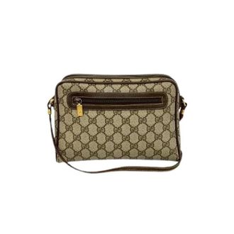 Gucci Pre-owned GG Leder Schultertasche - - Pre-owned - Damen - Braun - ONE SIZE