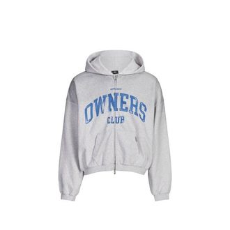 Represent Sweat oversize zipp&eacute; &agrave; capuche en coton