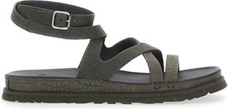 UGG Ugg, Femme, Chaussures, Vert, Taille: 39 EU Goldengaze Embossed Ankle Wrap