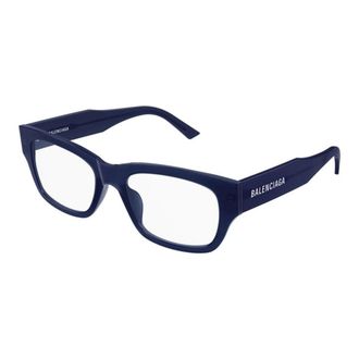 Balenciaga Eckige Brillen - - Accessories - Herren - Blau - 54 MM