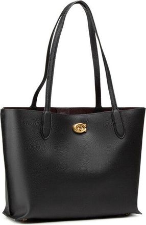 Coach Handtasche Pbbl Willow Tote C0689 Schwarz
