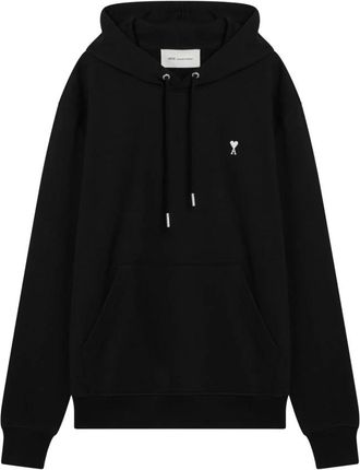 Ami Homme, Sweatshirts et sweats &agrave; capuche, Noir, Taille: M Ami de Coeur Sweat &agrave; capuche