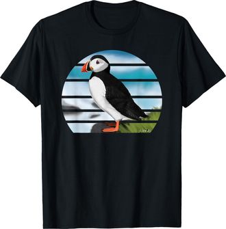 jz.birds Papageitaucher Vogel Vogelfreund Ornithologe Biologe T-Shirt