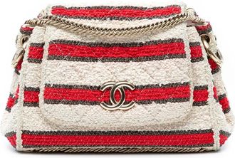 Chanel sac porté épaule matelassé à rabat (2008-2009) - Blanc