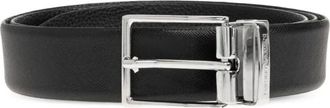 Emporio Armani Homme, Accessoires, Noir, Taille: ONE Size Ceinture R&eacute;versible en Cuir Saffiano