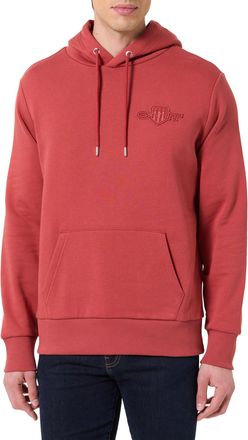 GANT Herren REG Tonal Shield Hoodie Kapuzenpullover, MODERN Rust, XXL
