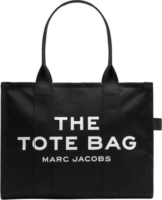 Marc Jacobs Femme, Sacs, Noir, Taille: ONE Size Canvas Large Tote Bag