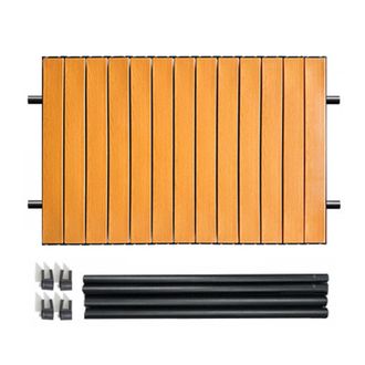 Generic Paneel, Gartenwagen, Campingtisch, Befestigung oben, klappbar, aus Metall, f&uuml;r B&uuml;ro | 29,5 x 21,6 Zoll, Strandcamp-Zubeh&ouml;r, robustes Wanderwerkzeug f&uuml;